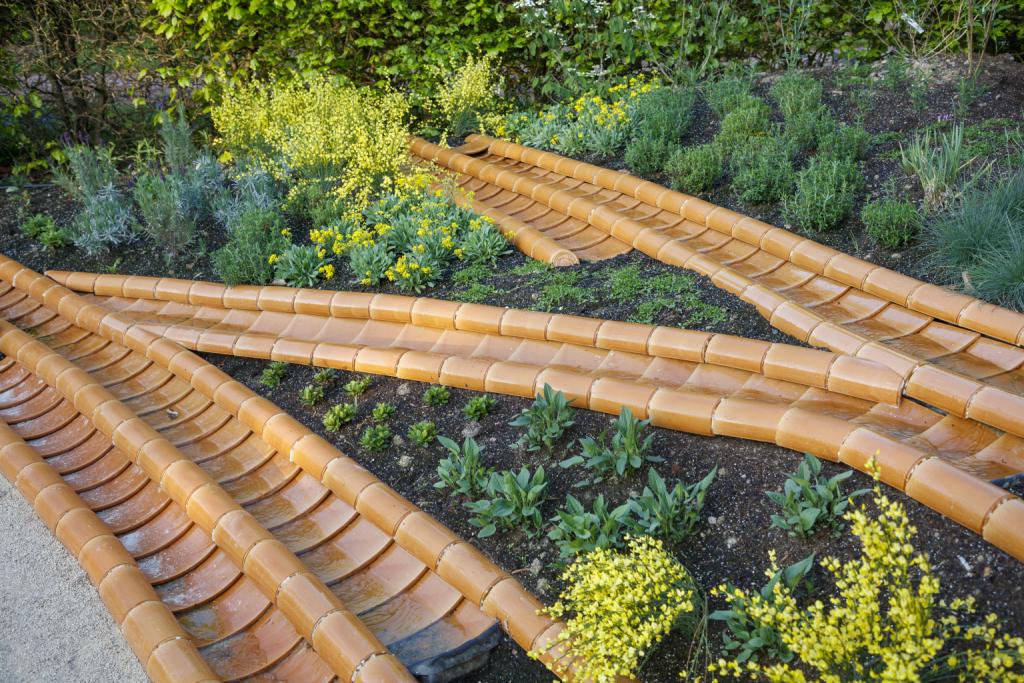 Le jardin de tuiles | Domaine de Chaumont-sur-Loire